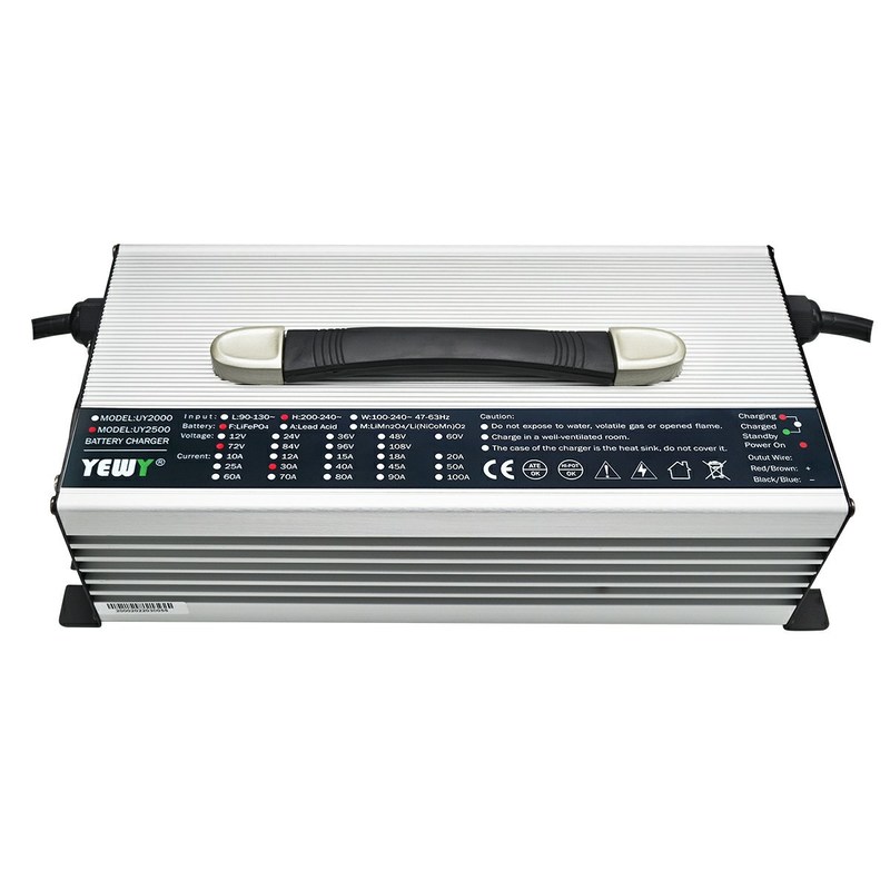 High power battery charger for lithium-ion LFP batteries 67.2V 30A 54 ...